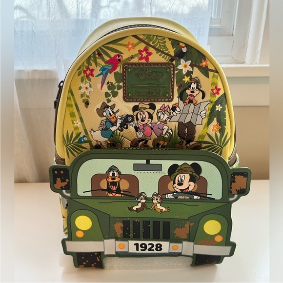 Loungefly | Bags | Loungefly Disney Mickey And Friends Jungle Safari ...